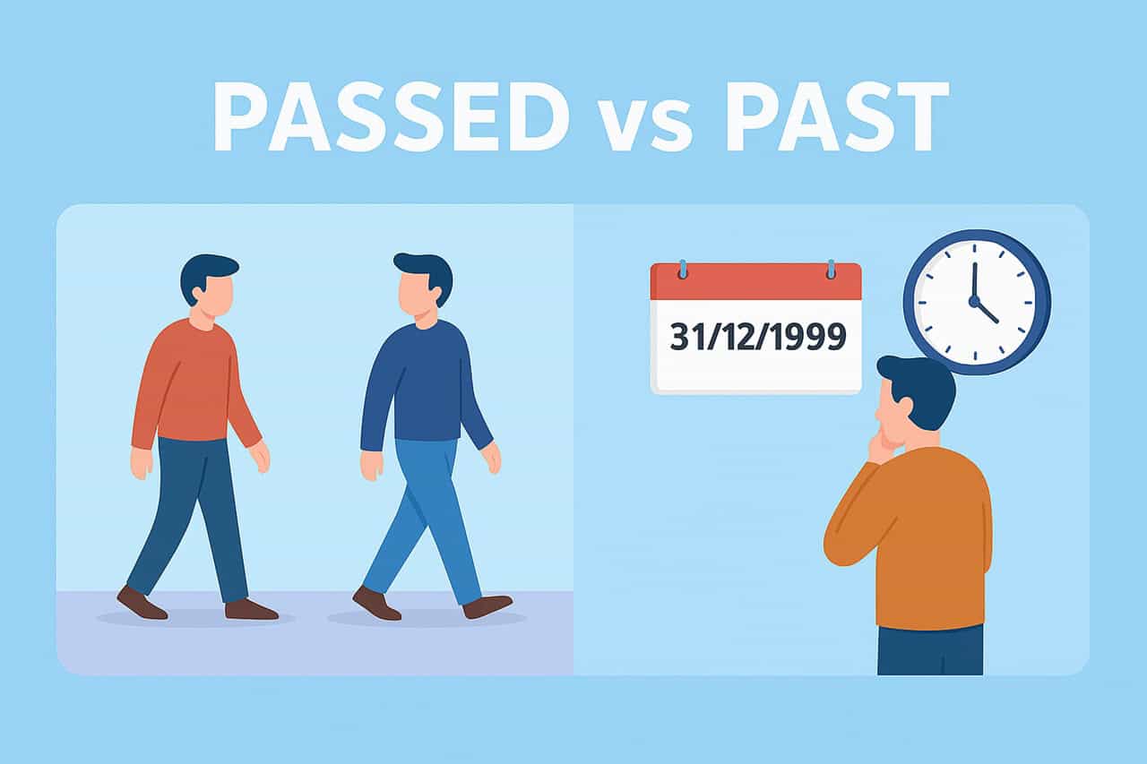 Passed vs Past: What's the Difference?